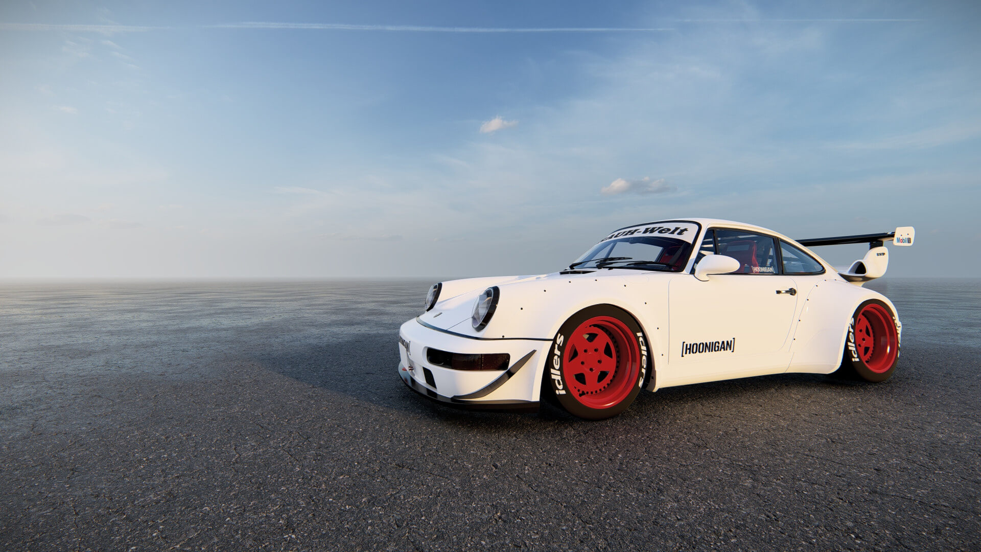 Tuned Porsche 911 Turbo 1991 - 3D Model by AlphaGroup