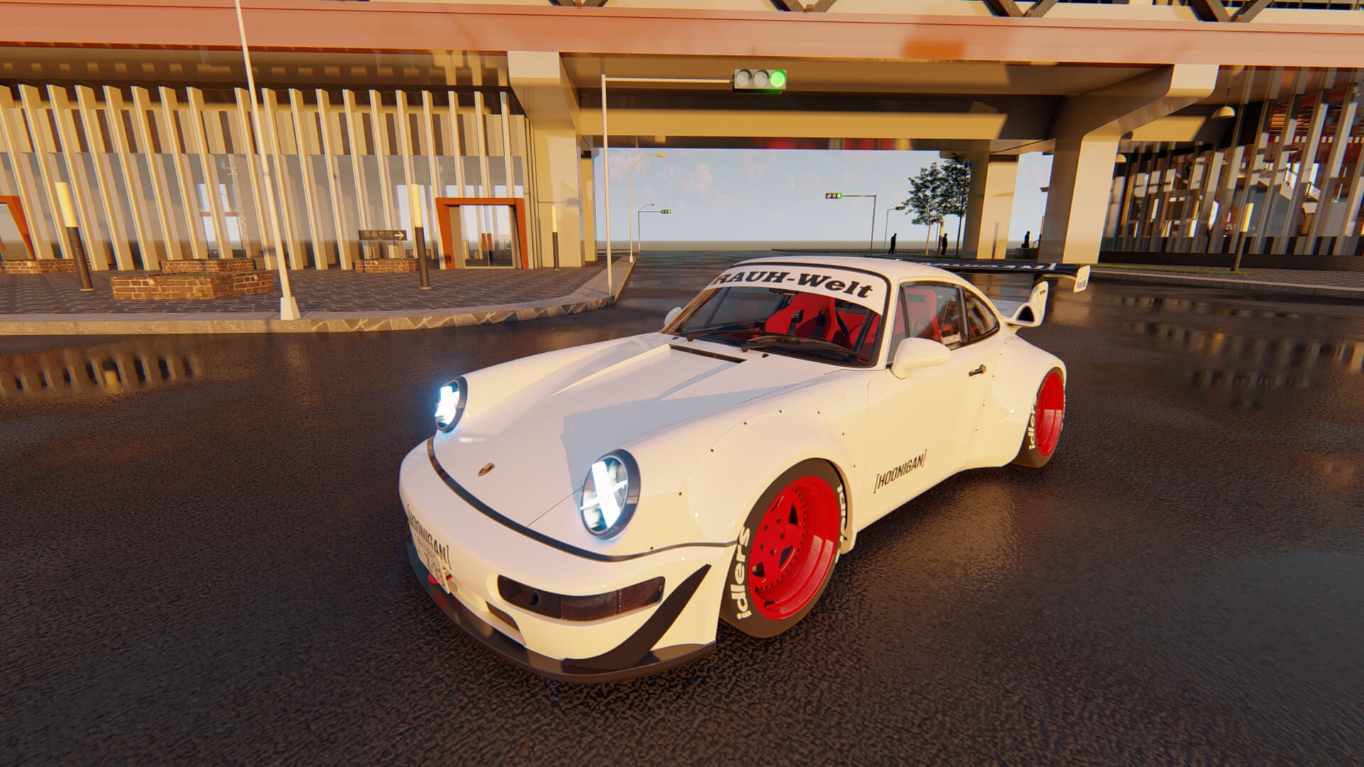 Tuned Porsche 911 Turbo 1991 - 3D Model by AlphaGroup