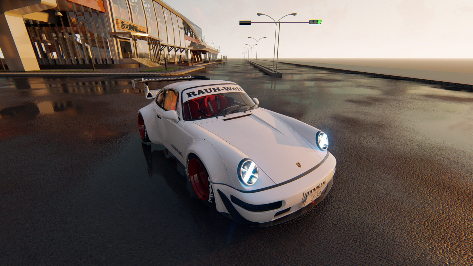 Tuned Porsche 911 Turbo 1991 - 3D Model by AlphaGroup