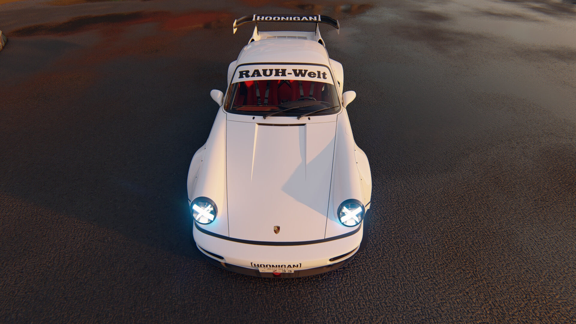 Tuned Porsche 911 Turbo 1991 - 3D Model by AlphaGroup