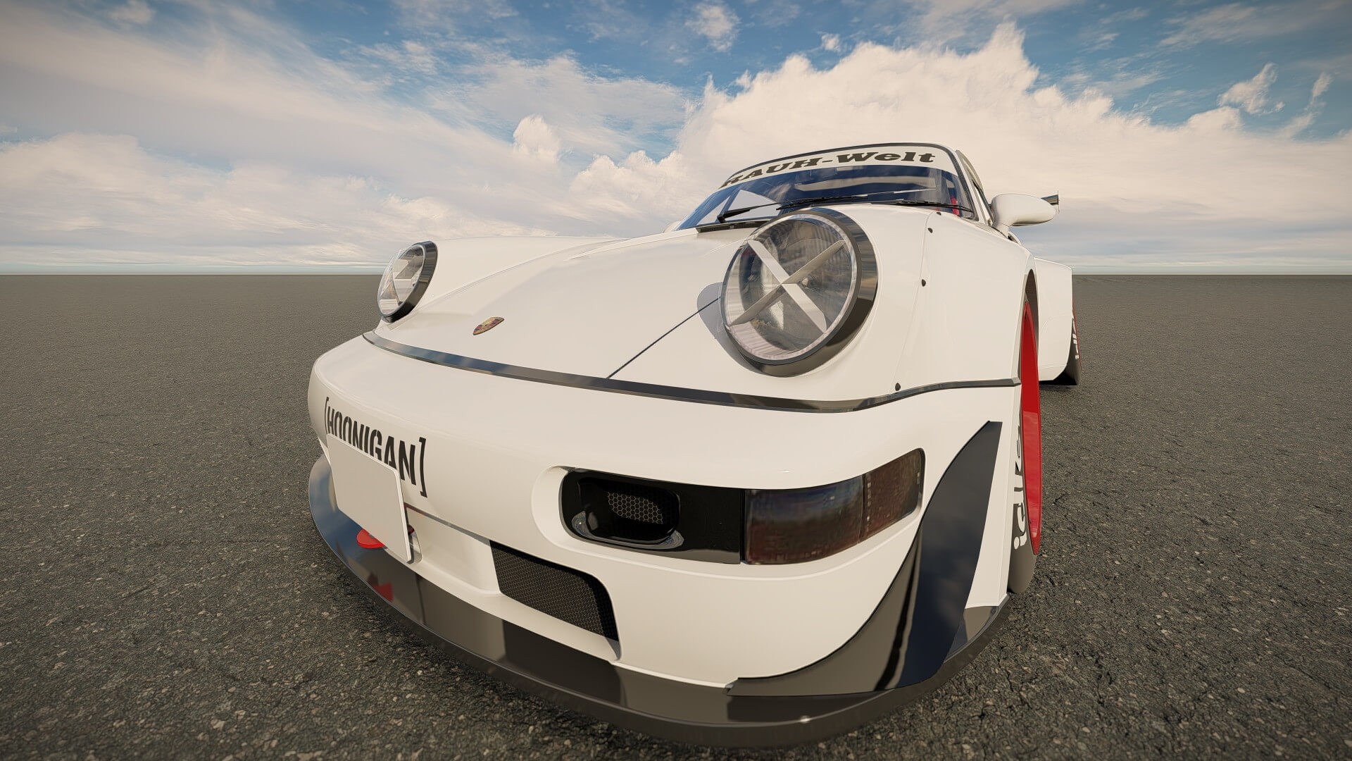 Tuned Porsche 911 Turbo 1991 - 3D Model by AlphaGroup