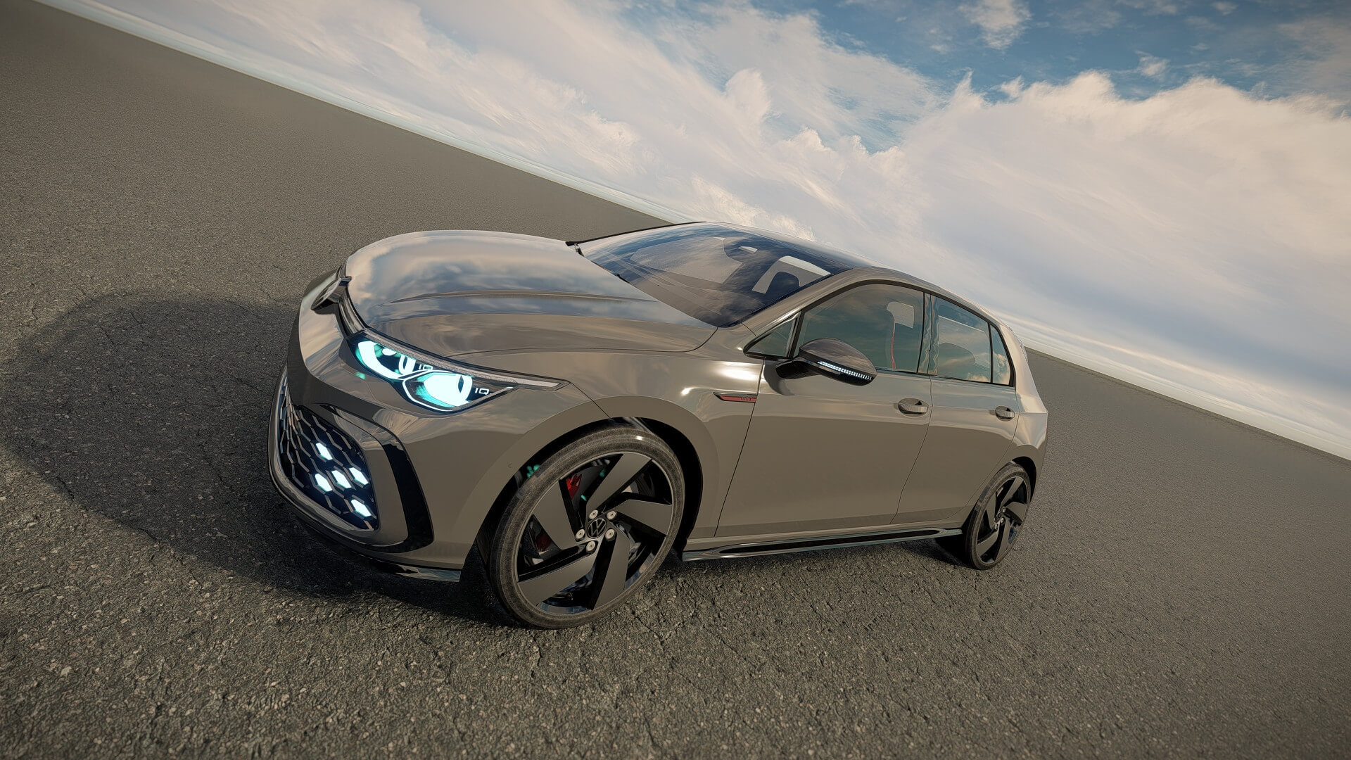 Volkswagen Golf 2022 GTI - 3D Model by AlphaGroup
