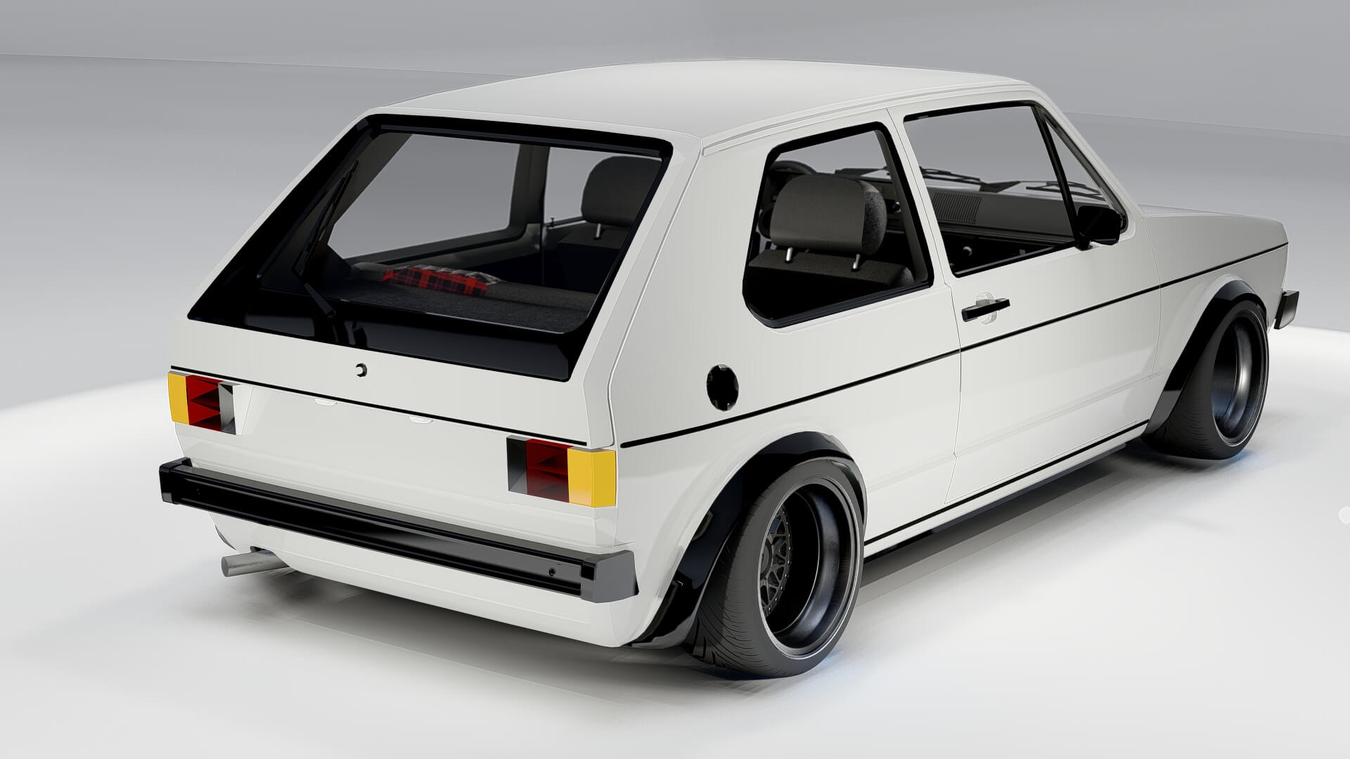 Volkswagen Golf GTI MK1 1982-1992 3D Model by AlphaGroup