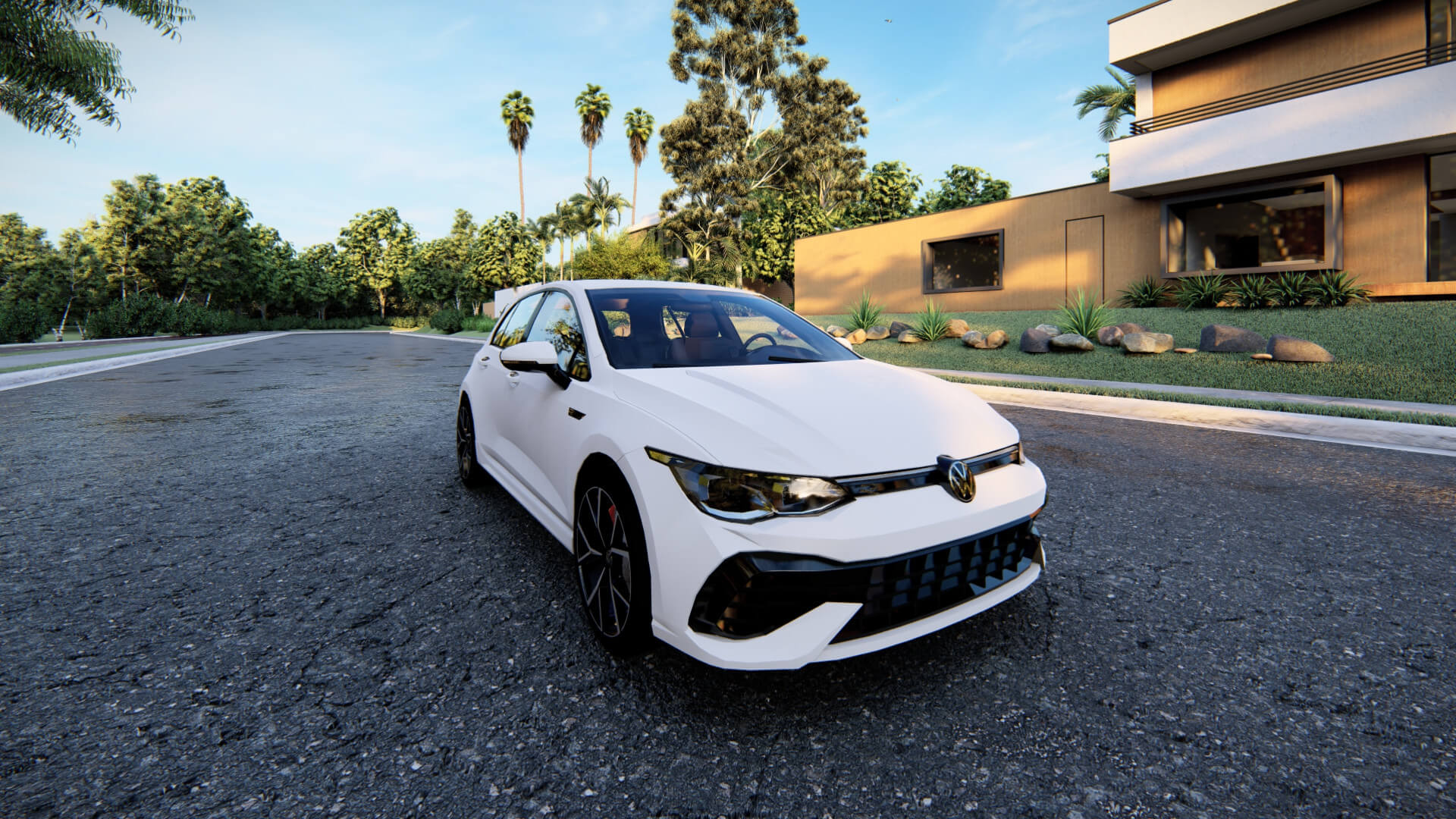 Volkswagen Golf R 2022 - 3D Model by AlphaGroup