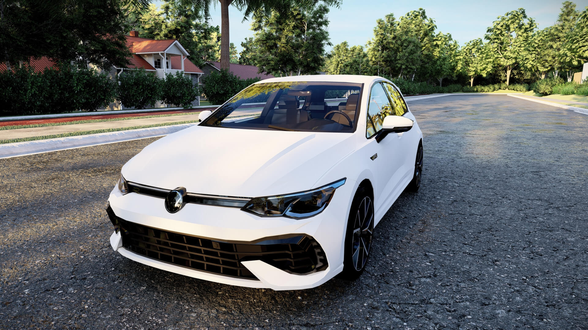 Volkswagen Golf R 2022 - 3D Model by AlphaGroup