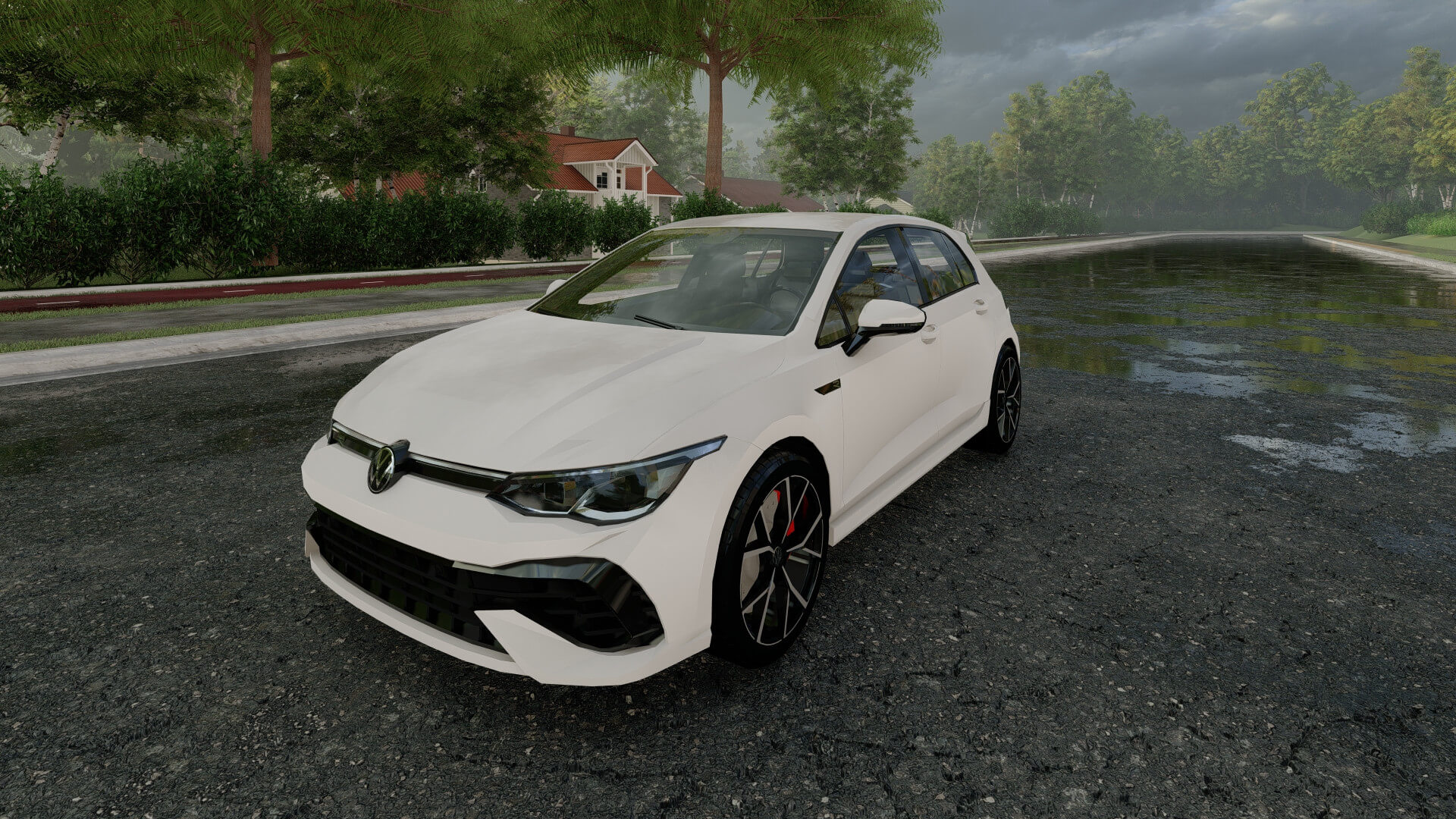 Volkswagen Golf R 2022 - 3D Model by AlphaGroup