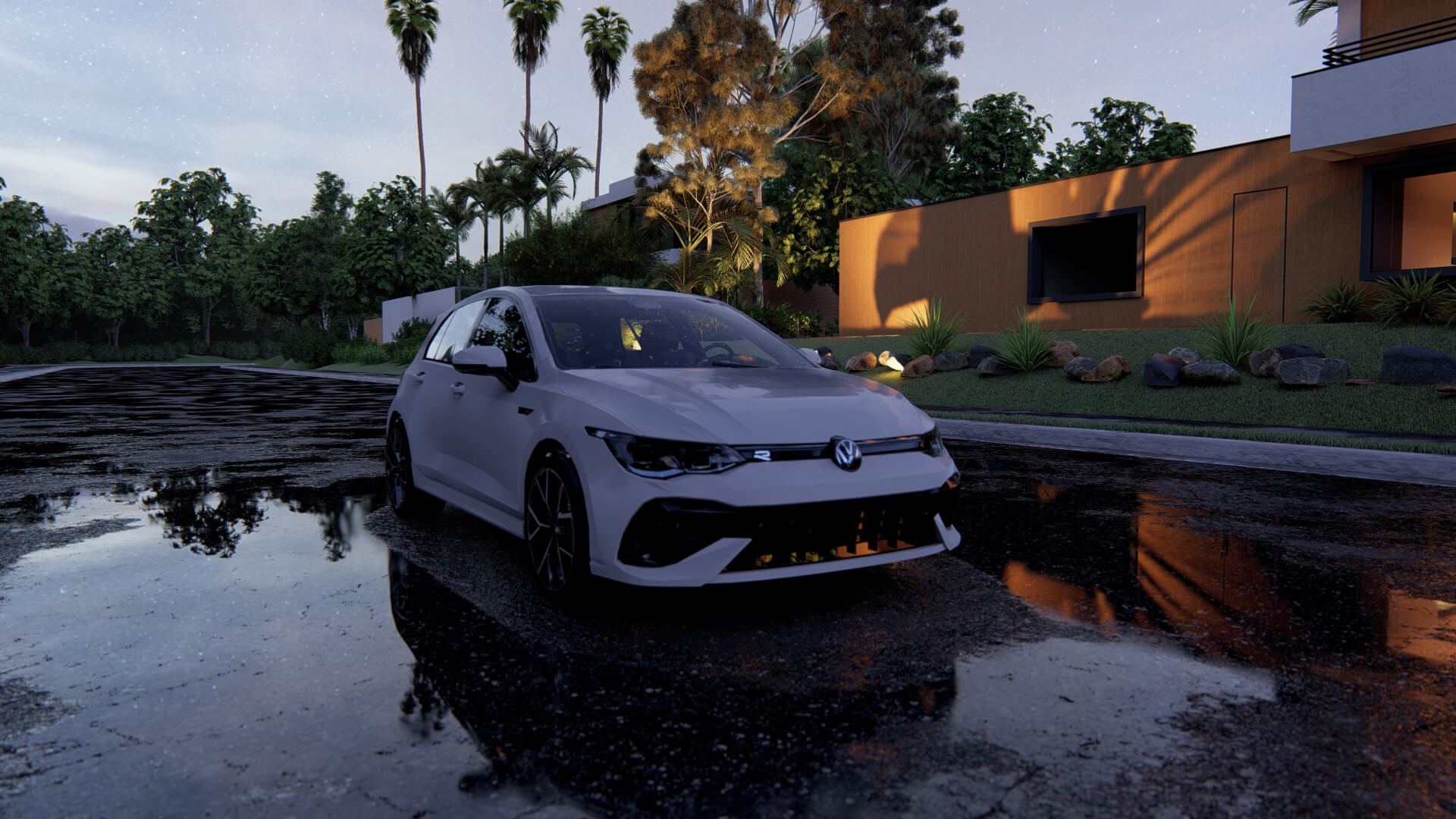 Volkswagen Golf R 2022 - 3D Model by AlphaGroup