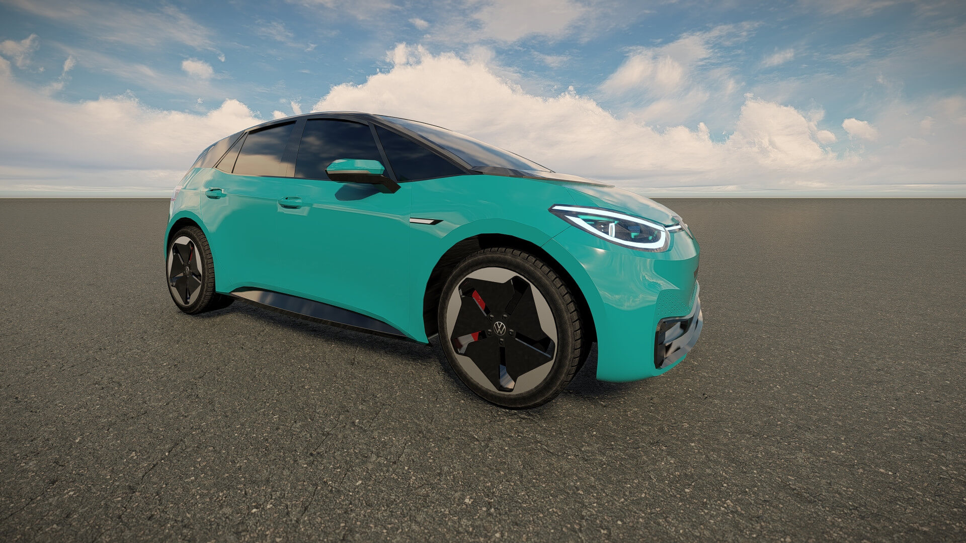 Volkswagen ID3 - 3D Model by AlphaGroup