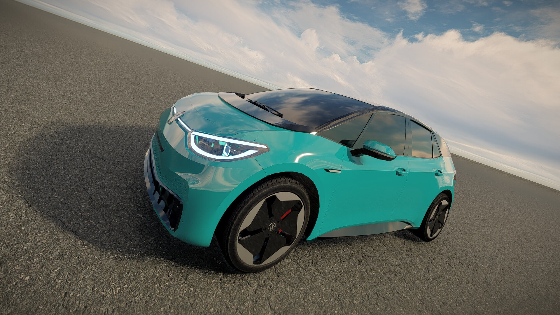 Volkswagen ID3 - 3D Model by AlphaGroup