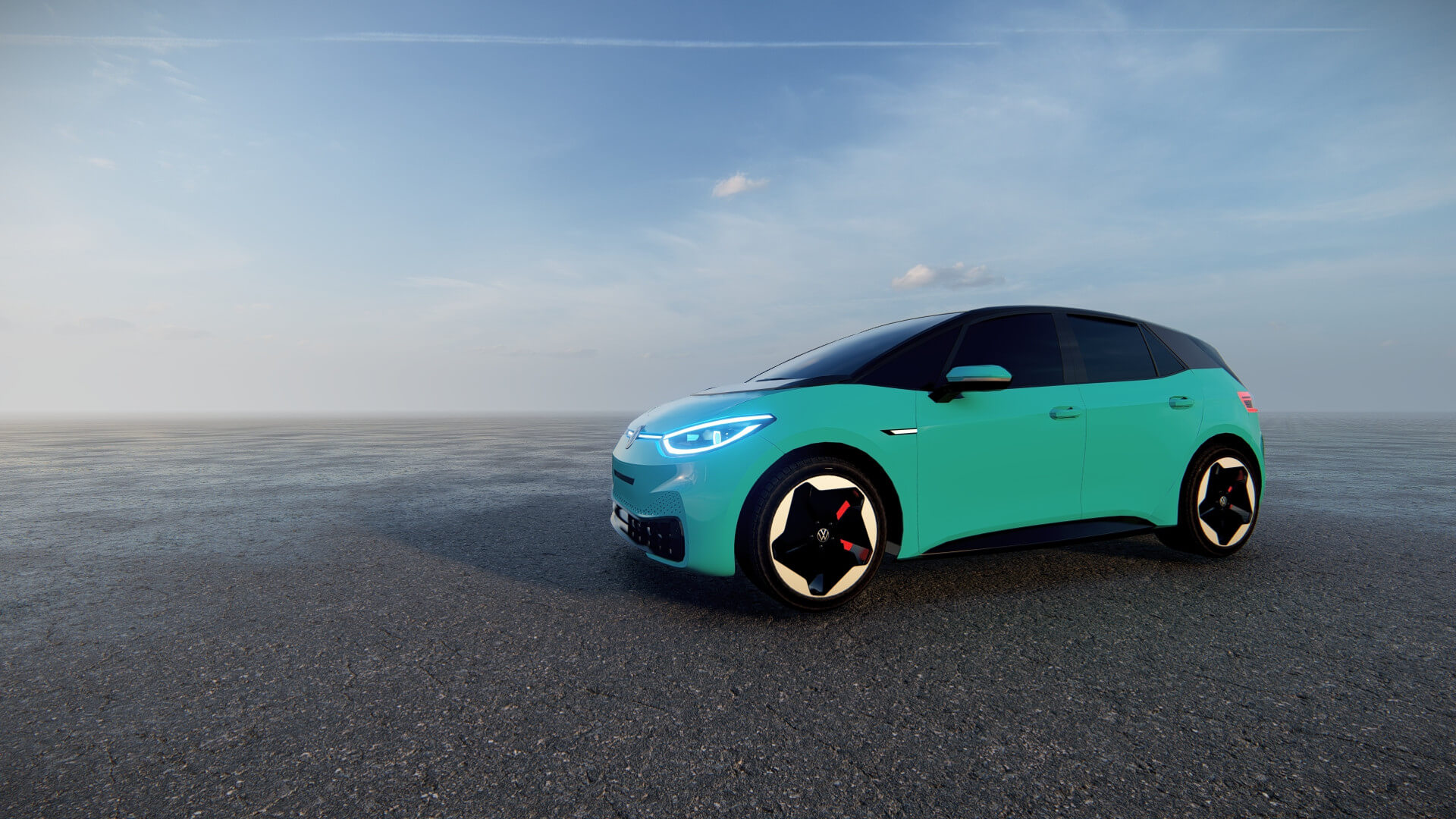 Volkswagen ID3 - 3D Model by AlphaGroup