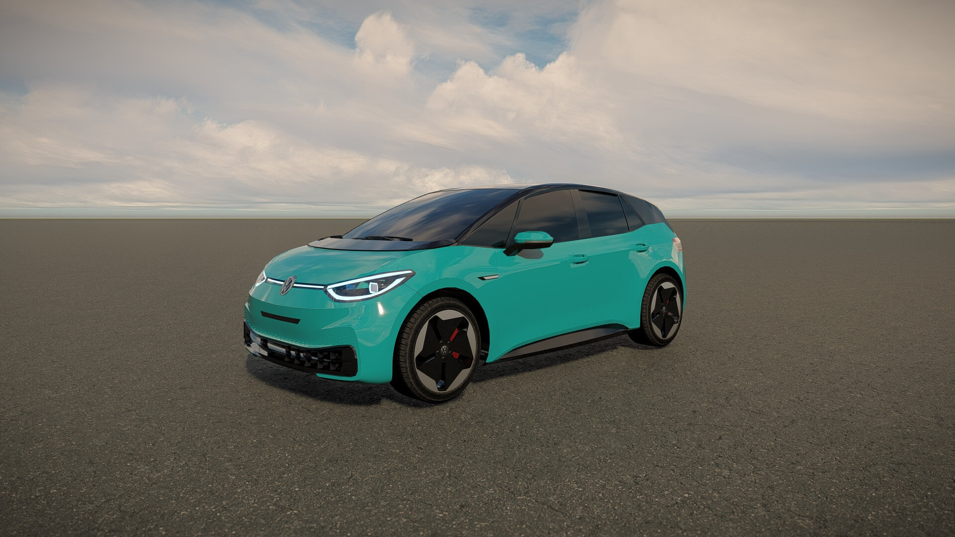 Volkswagen ID3 - 3D Model by AlphaGroup