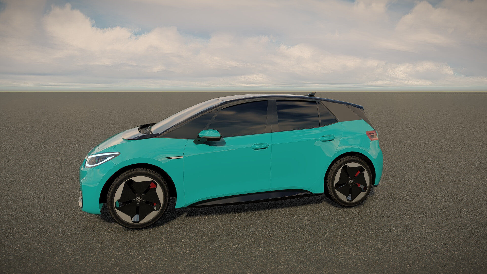 Volkswagen ID3 - 3D Model by AlphaGroup