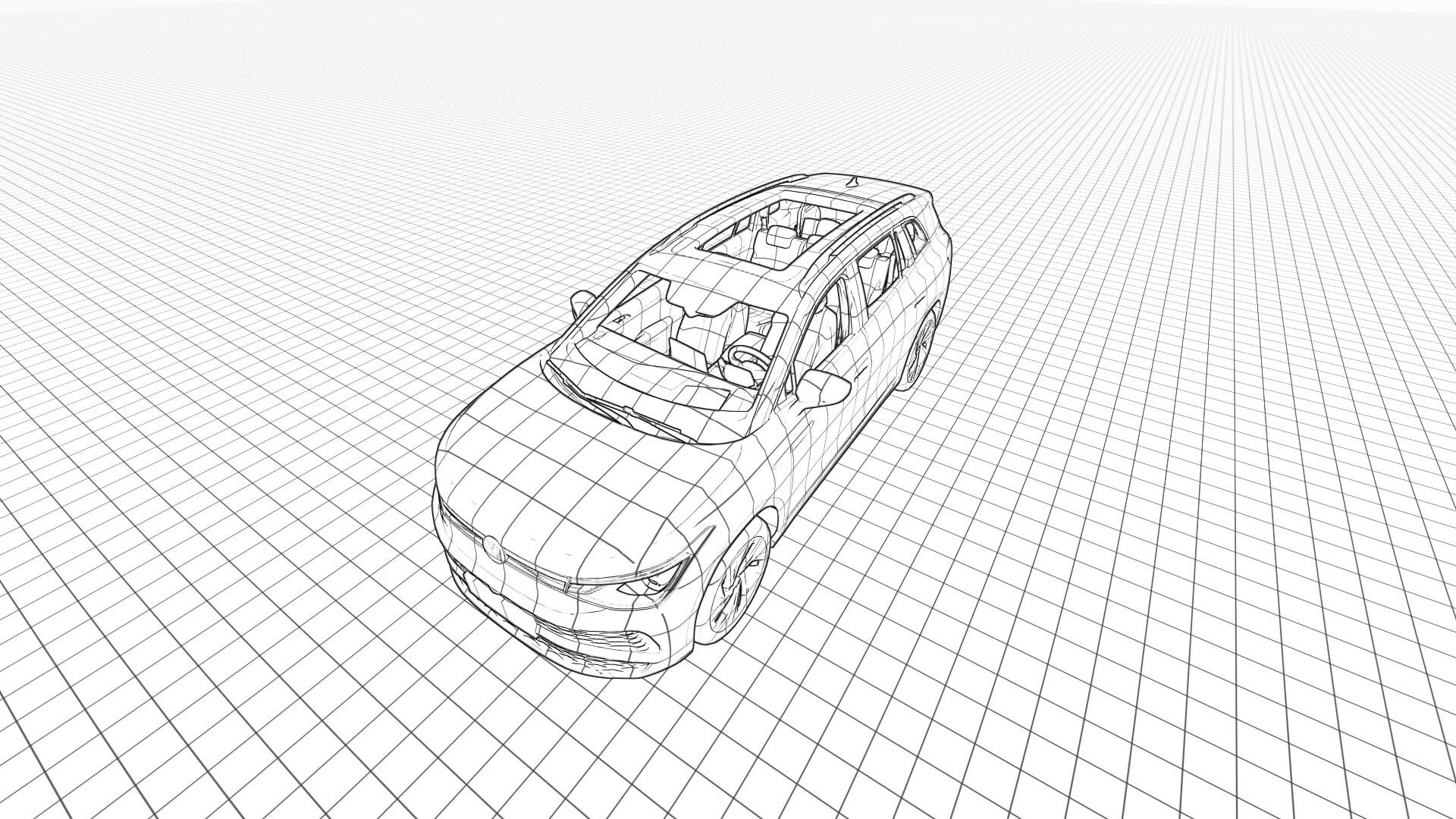 Volkswagen ID6 X Prime 2022 - 3D Model by AlphaGroup