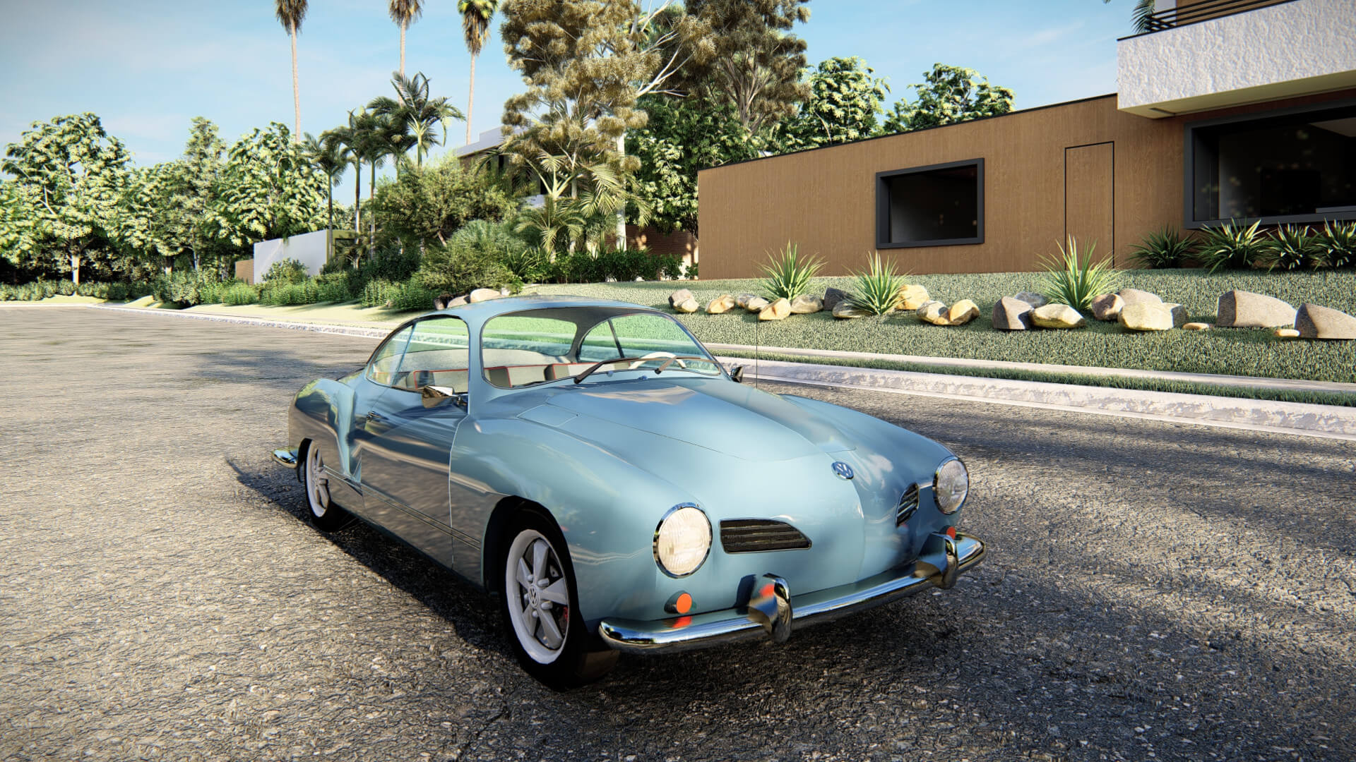 Volkswagen Karmann Ghia - 3D Model by AlphaGroup