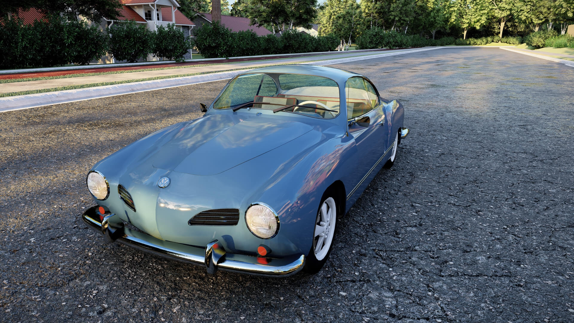 Volkswagen Karmann Ghia - 3D Model by AlphaGroup