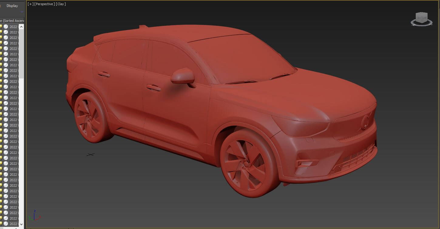 Volvo C40 Recharge 2022 - 3D Model by AlphaGroup