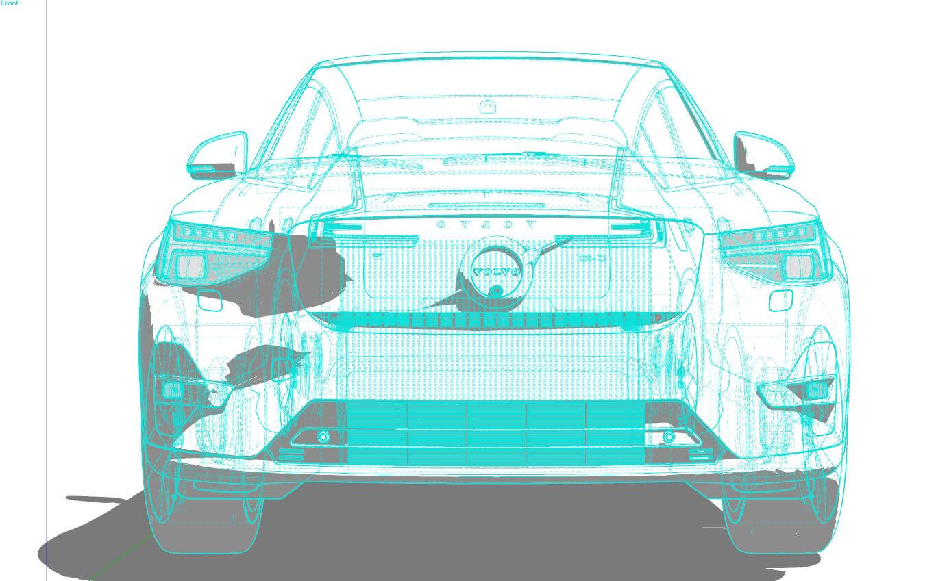 Volvo C40 Recharge 2022 - 3D Model by AlphaGroup