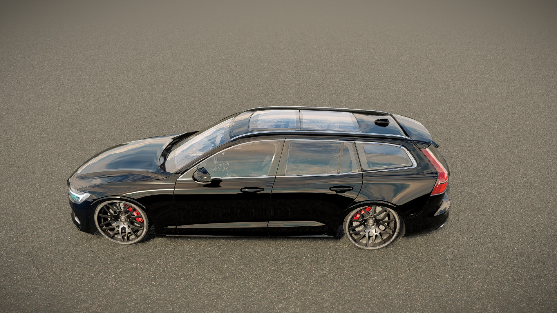 Volvo V60 2023 - 3D Model by AlphaGroup