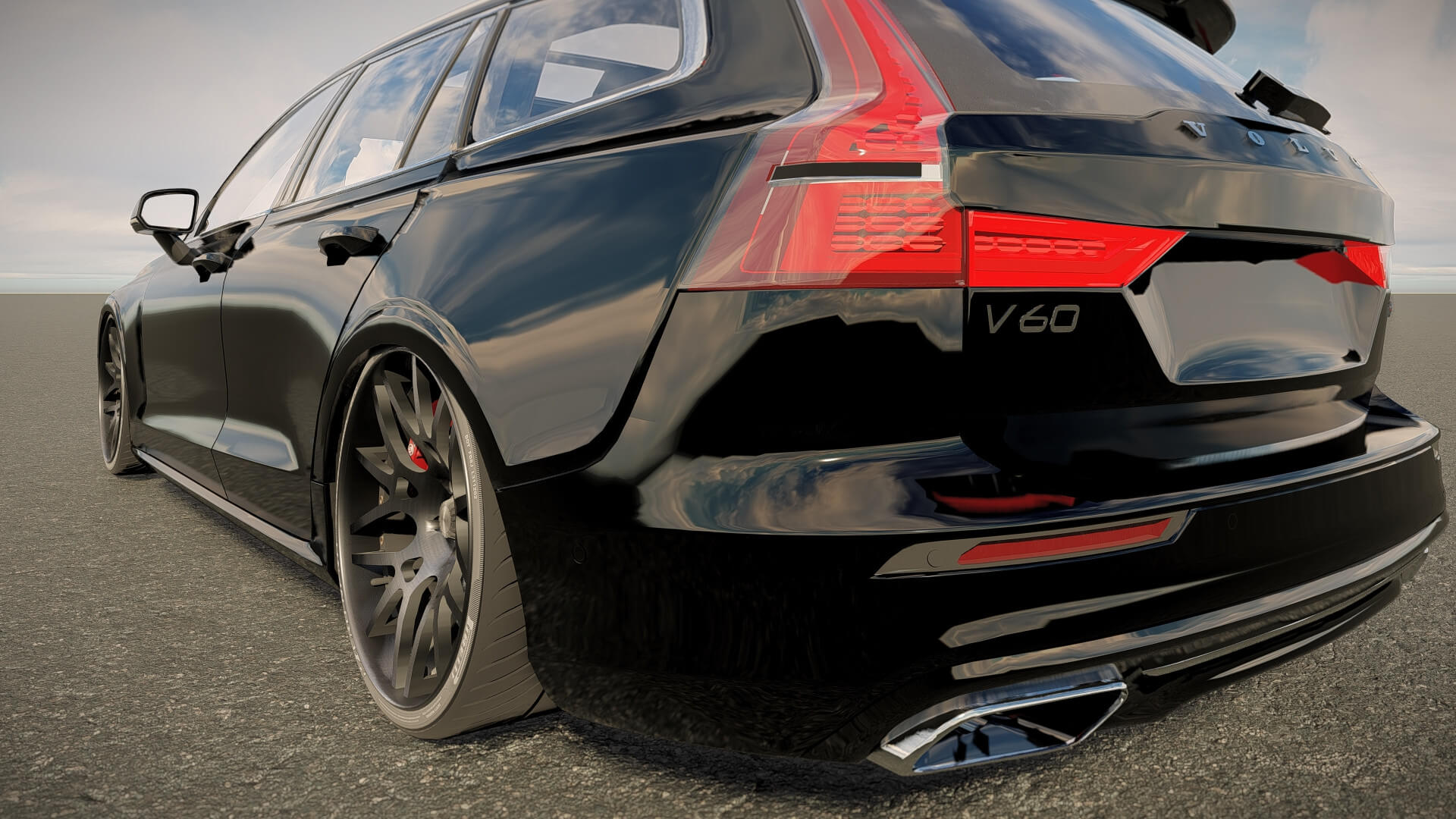 Volvo V60 2023 - 3D Model by AlphaGroup