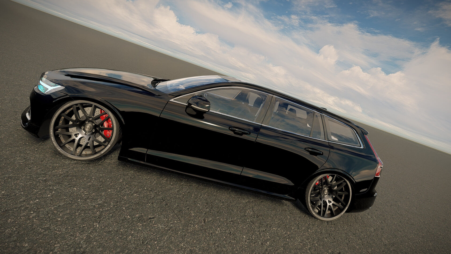 Volvo V60 2023 - 3D Model by AlphaGroup