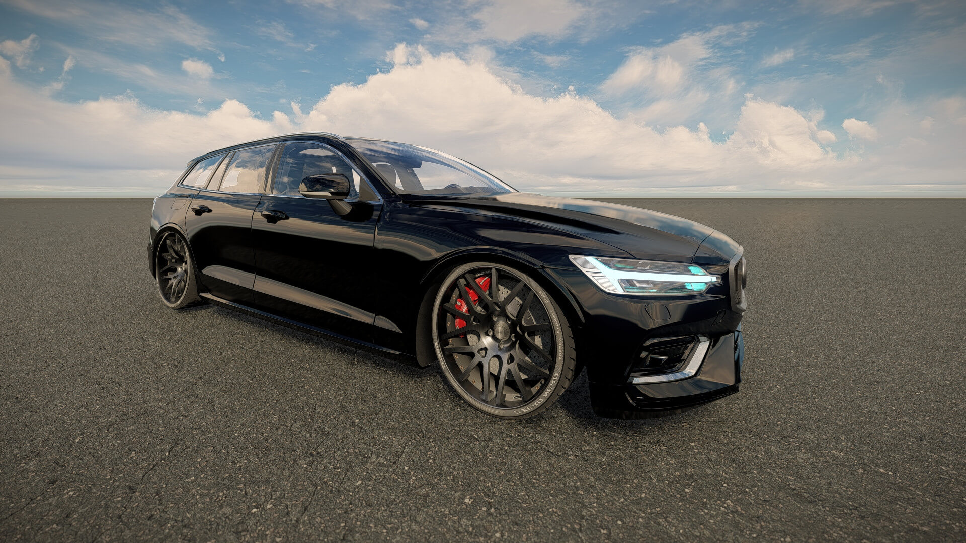 Volvo V60 2023 - 3D Model by AlphaGroup