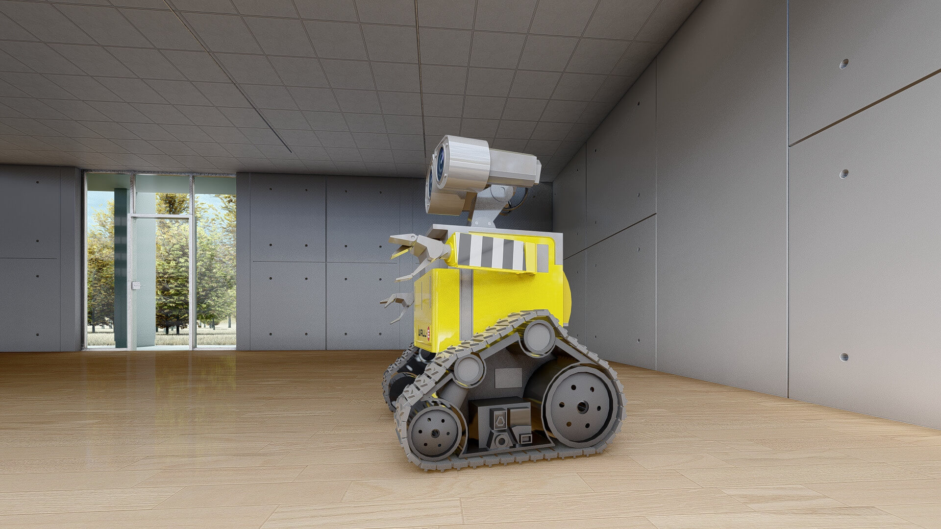 Wall E Robot - 3D Model by AlphaGroup