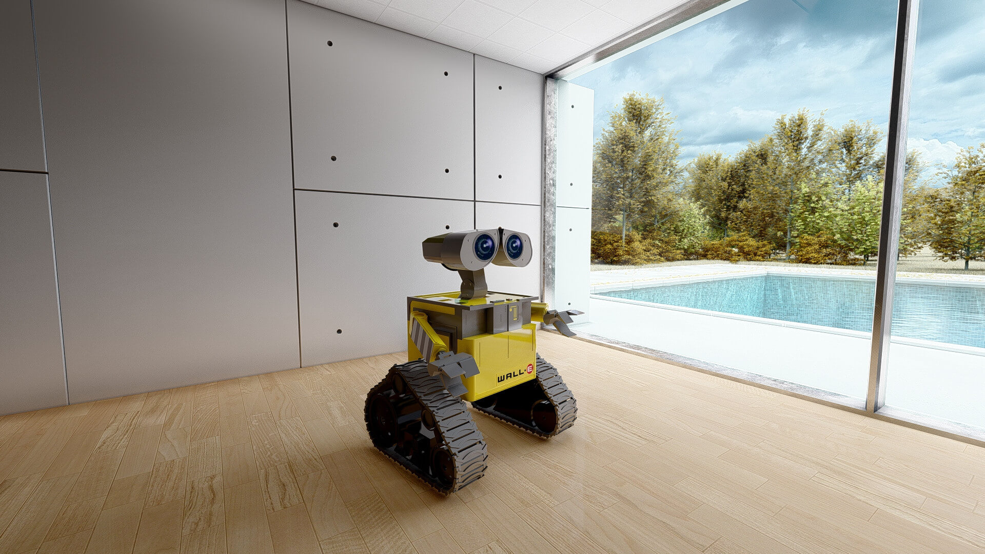 Wall E Robot - 3D Model by AlphaGroup