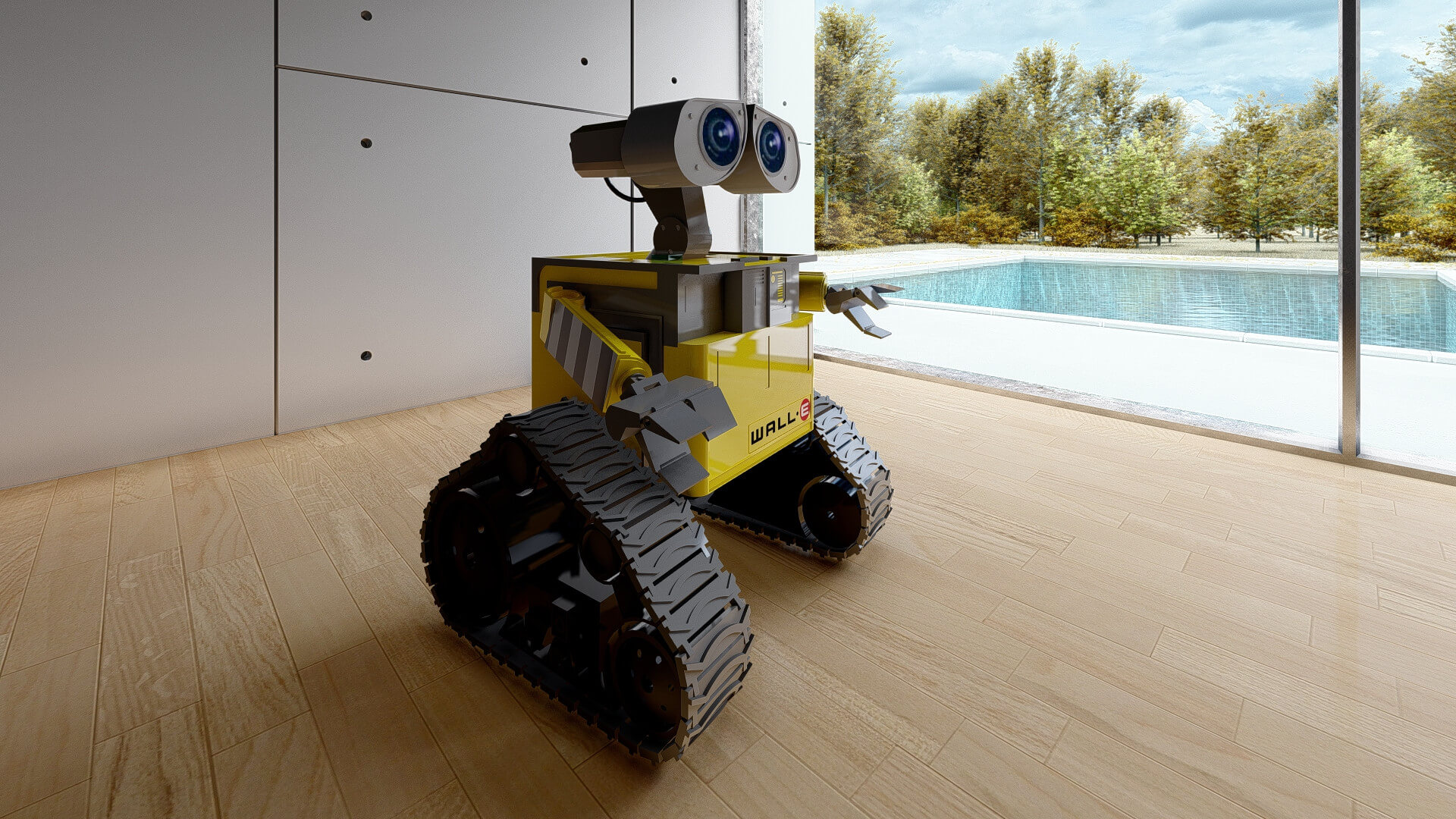 Wall E Robot - 3D Model by AlphaGroup