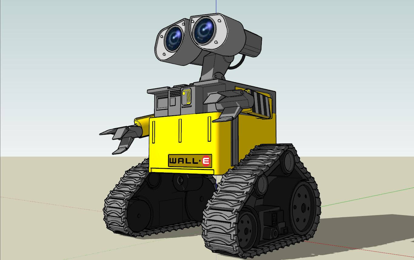 Wall E Robot - 3D Model by AlphaGroup