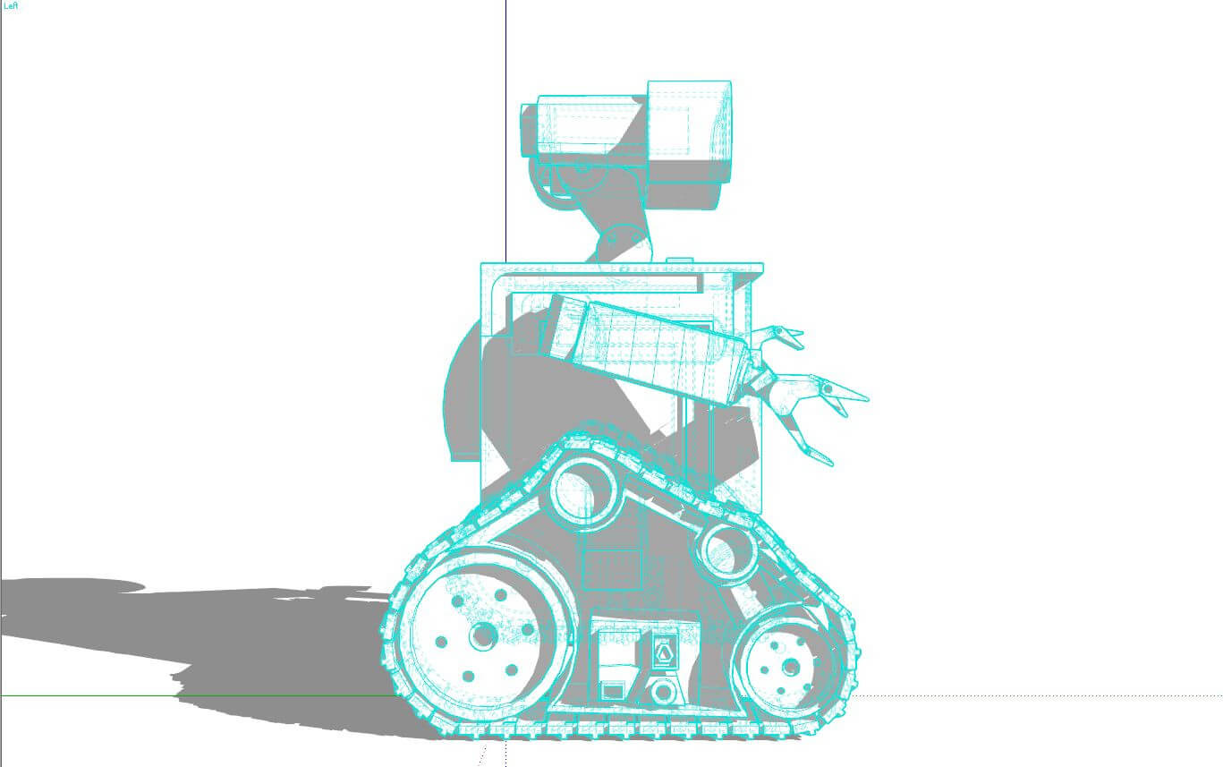 Wall E Robot - 3D Model by AlphaGroup