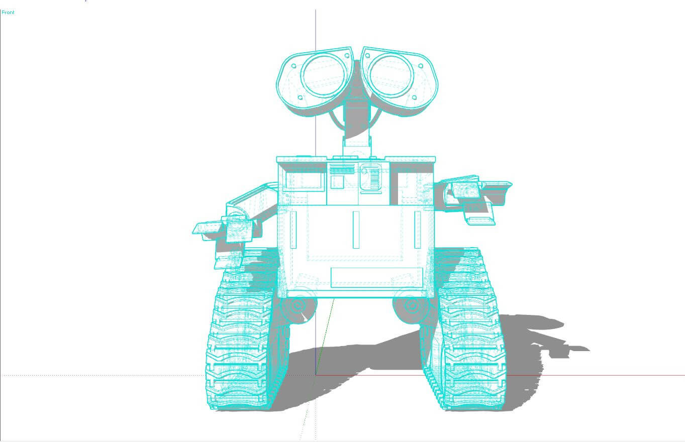 Wall E Robot - 3D Model by AlphaGroup