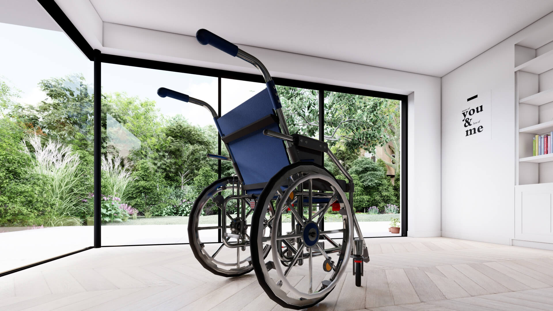 Wheelchair - 3D Model by AlphaGroup