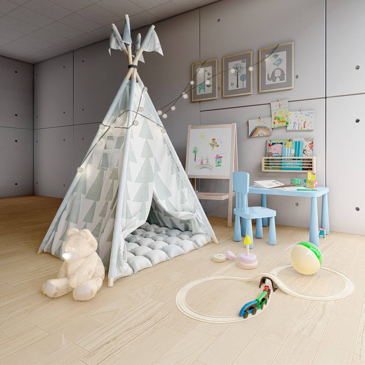 Wigwam - 3D Model by AlphaGroup