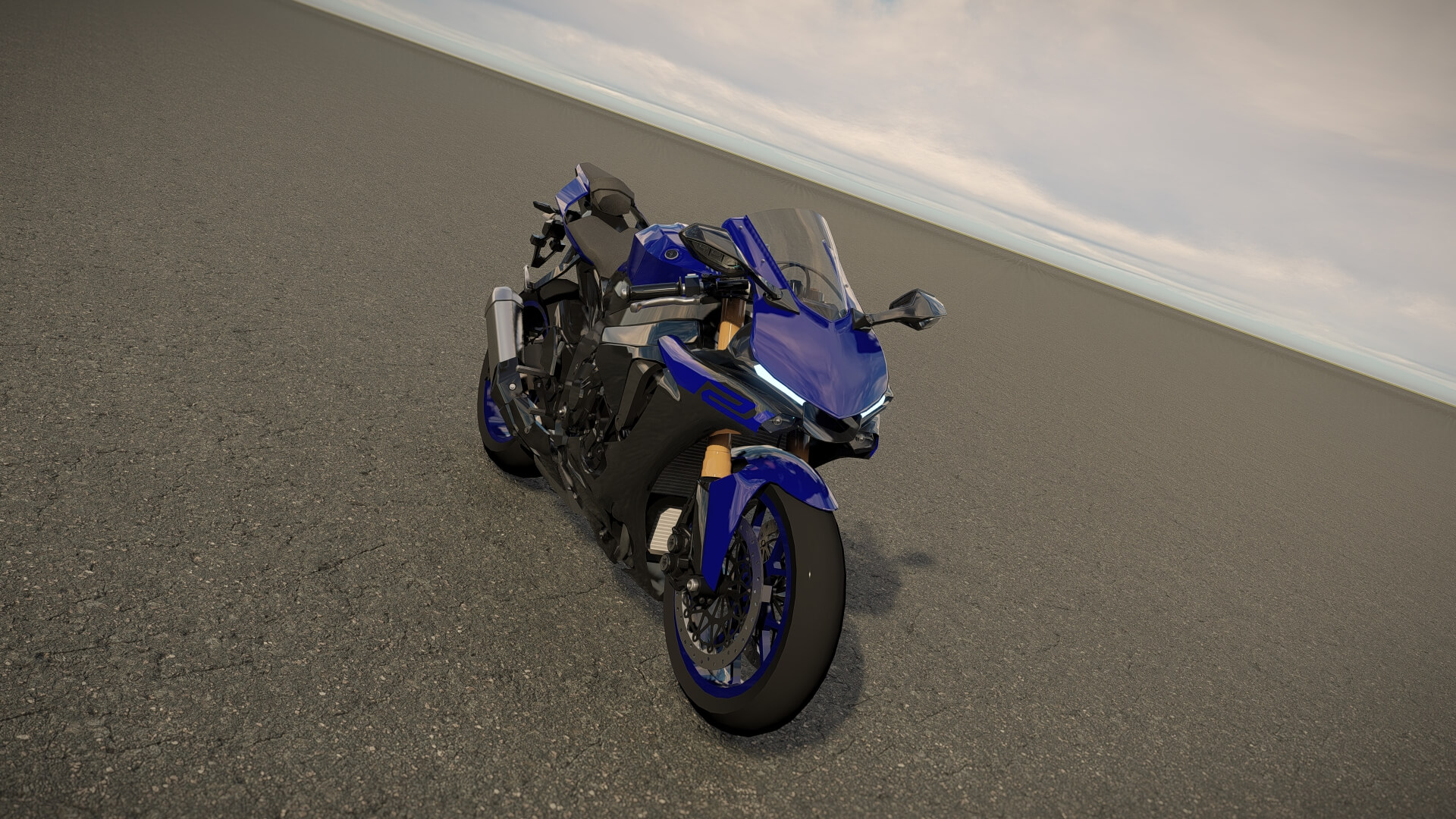 Yamaha Yzf-R1 2020 3D Model by AlphaGroup