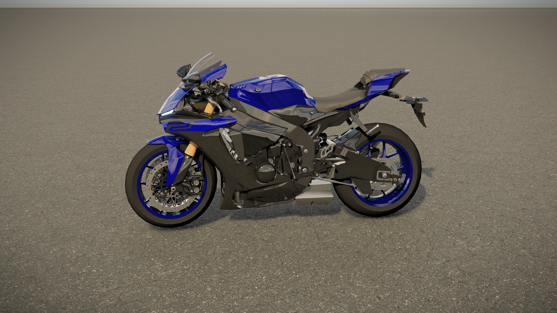 Yamaha Yzf-R1 2020 3D Model by AlphaGroup