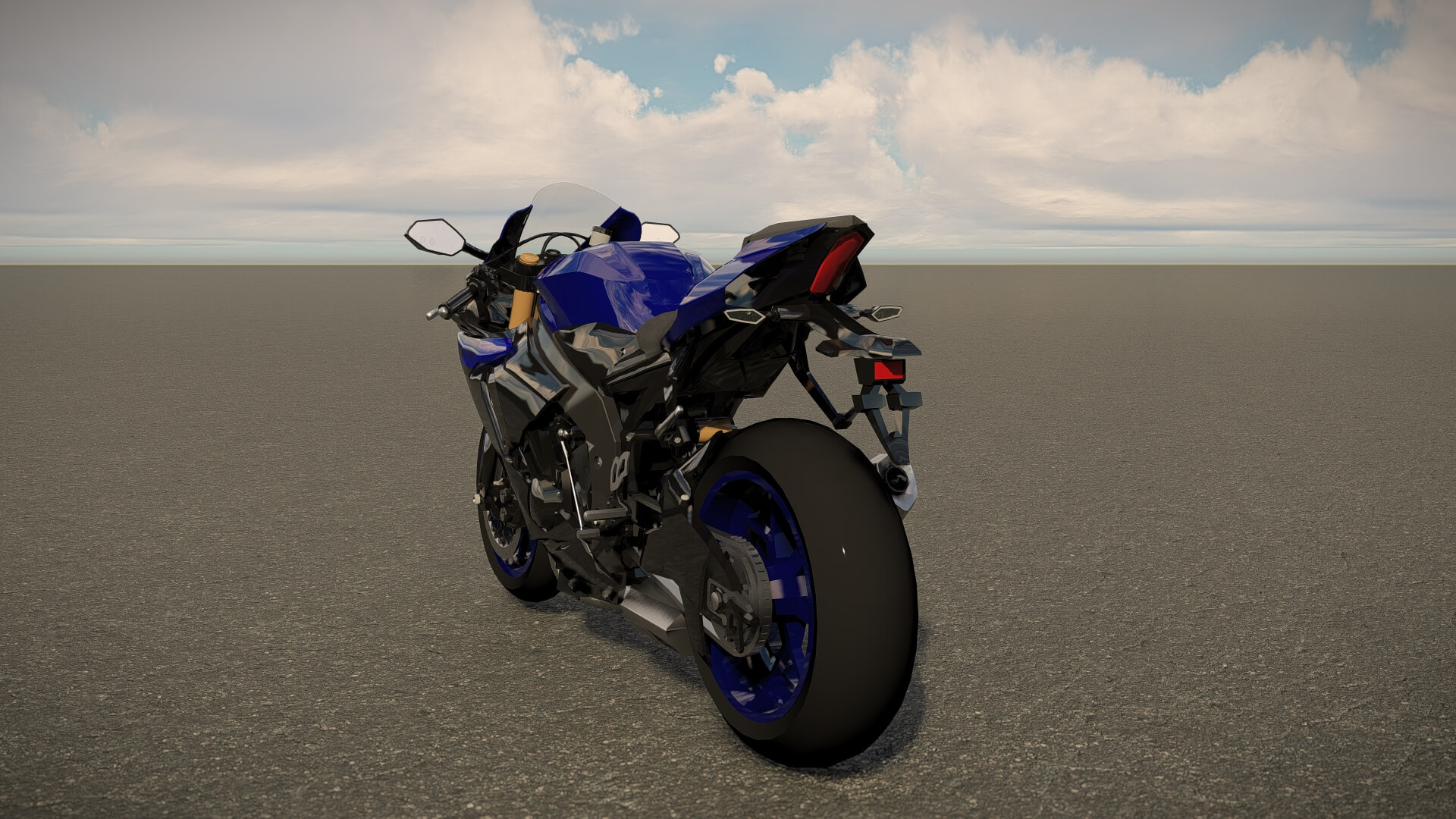 Yamaha Yzf-R1 2020 3D Model by AlphaGroup