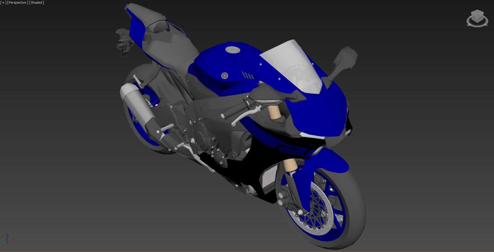 Yamaha Yzf-R1 2020 3D Model by AlphaGroup