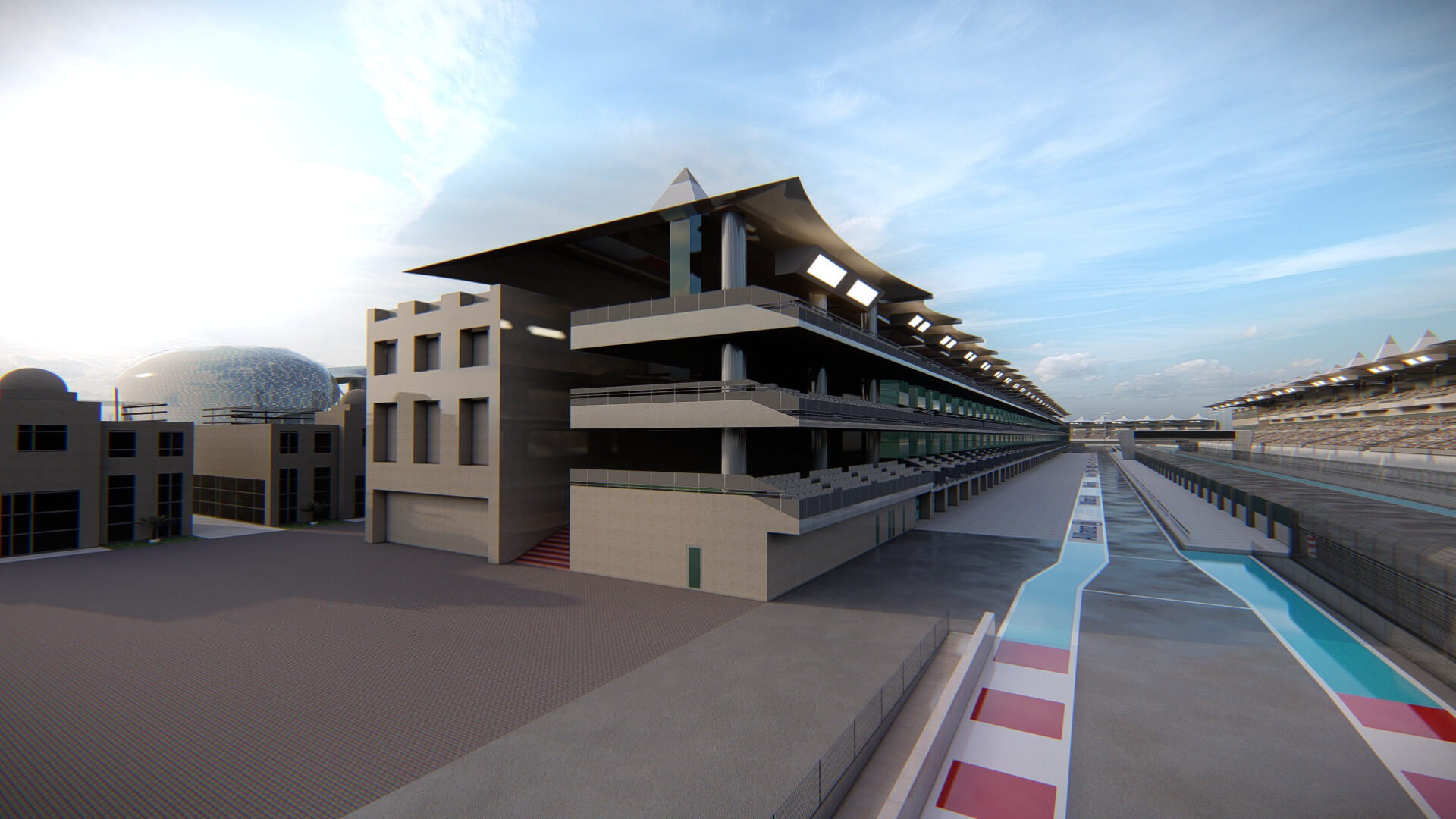 Yas Marina F1 Circuit - 3D Model by AlphaGroup