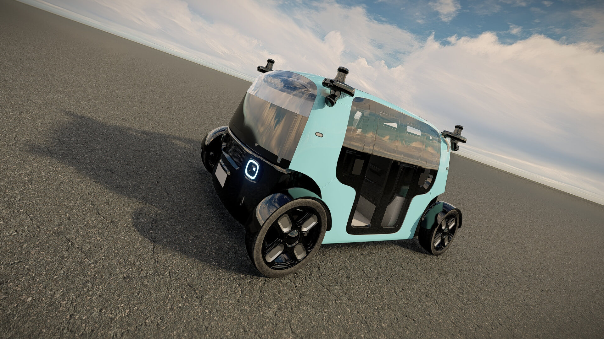 Zoox Smart Taxi - 3D Model by AlphaGroup