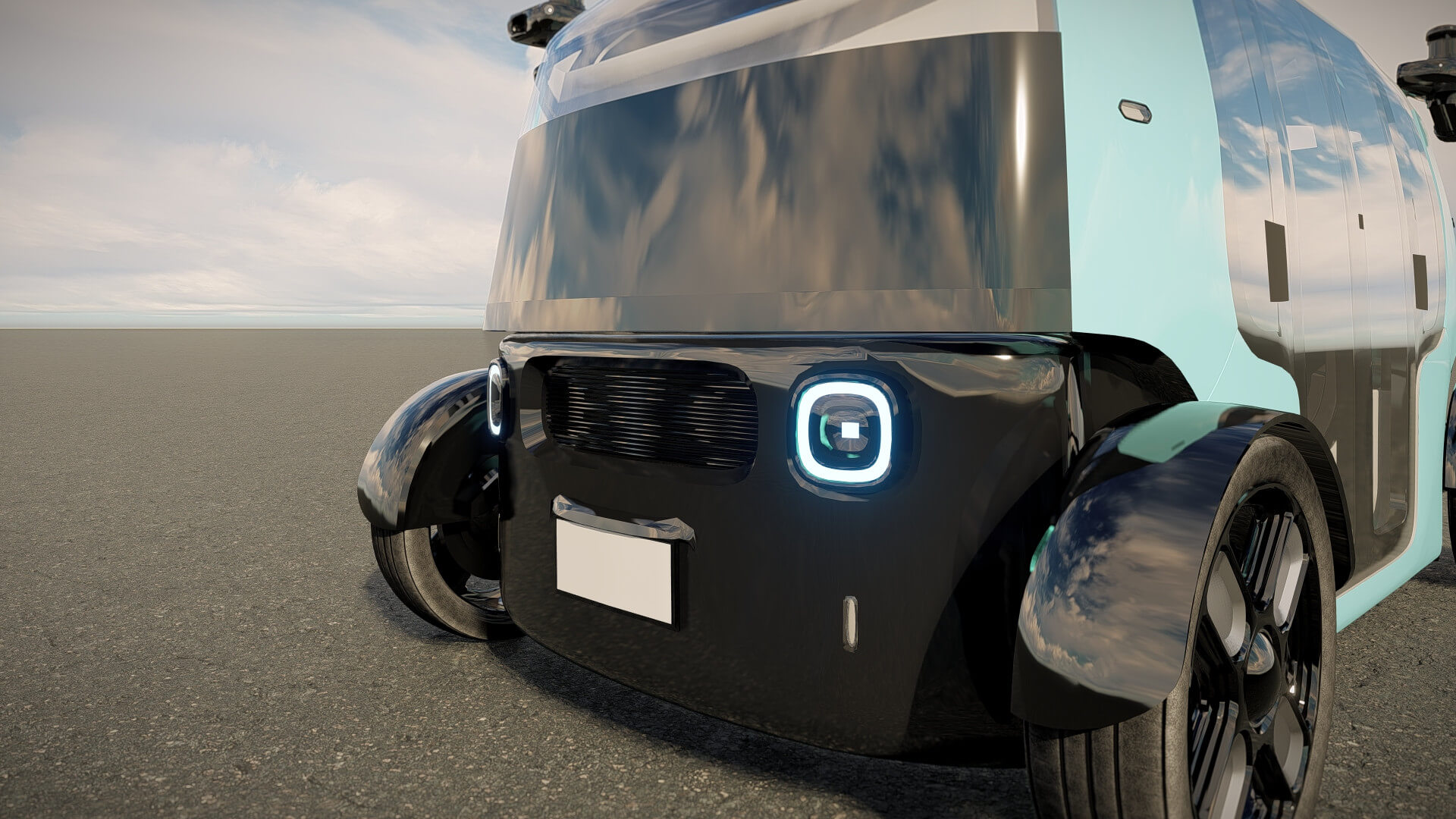 Zoox Smart Taxi - 3D Model by AlphaGroup