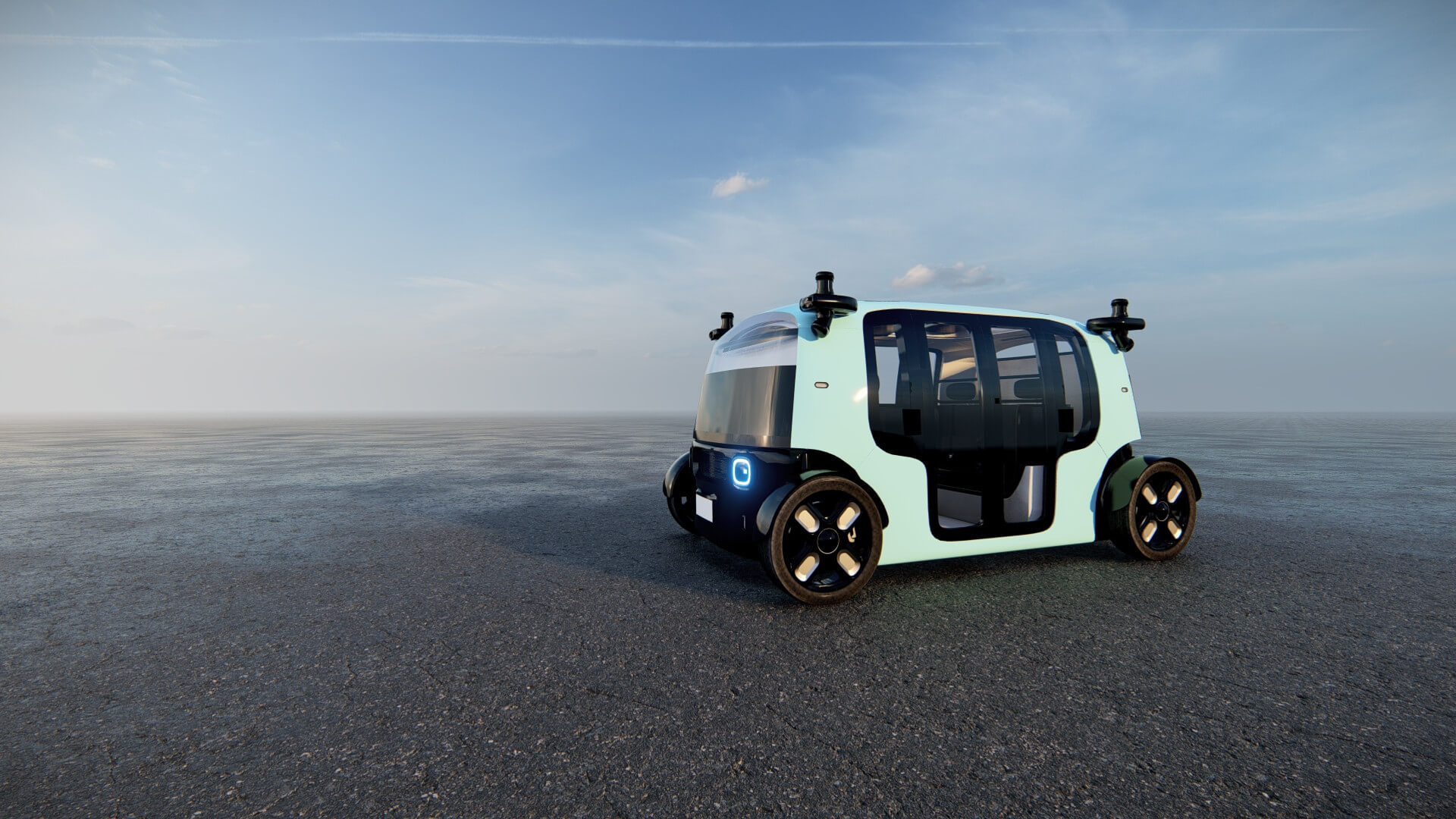 Zoox Smart Taxi - 3D Model by AlphaGroup