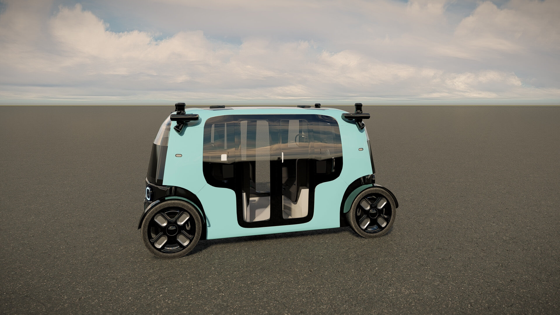 Zoox Smart Taxi - 3D Model by AlphaGroup