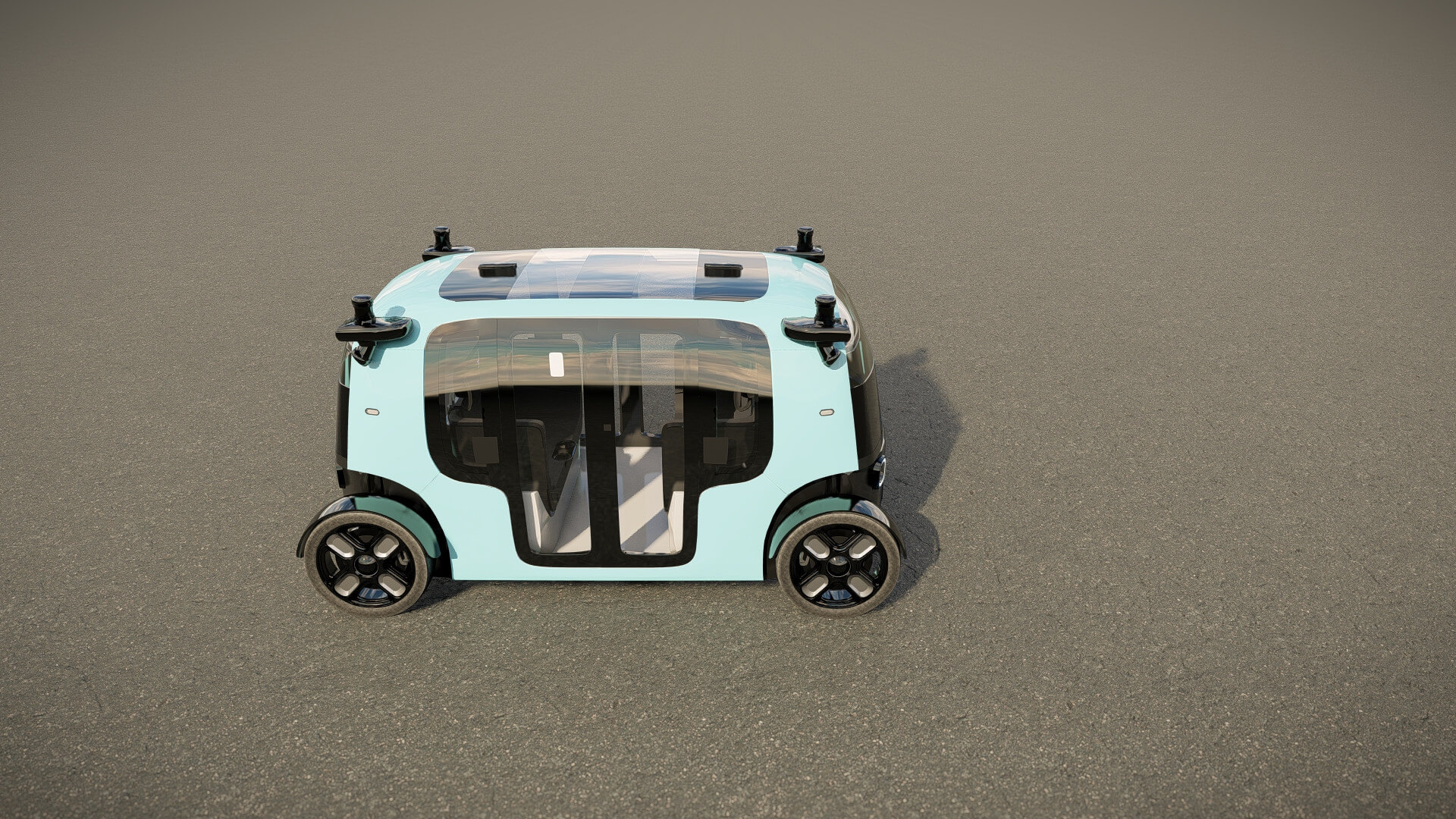 Zoox Smart Taxi - 3D Model by AlphaGroup