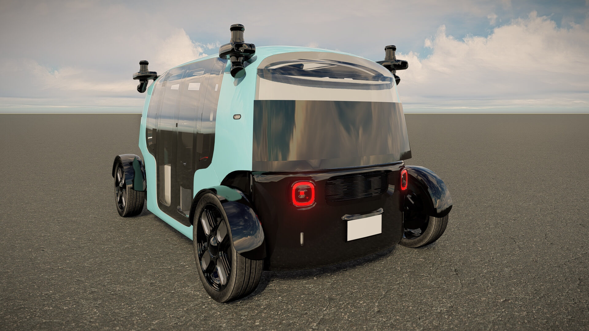 Zoox Smart Taxi - 3D Model by AlphaGroup