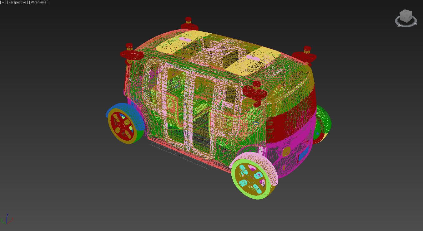Zoox Smart Taxi - 3D Model by AlphaGroup