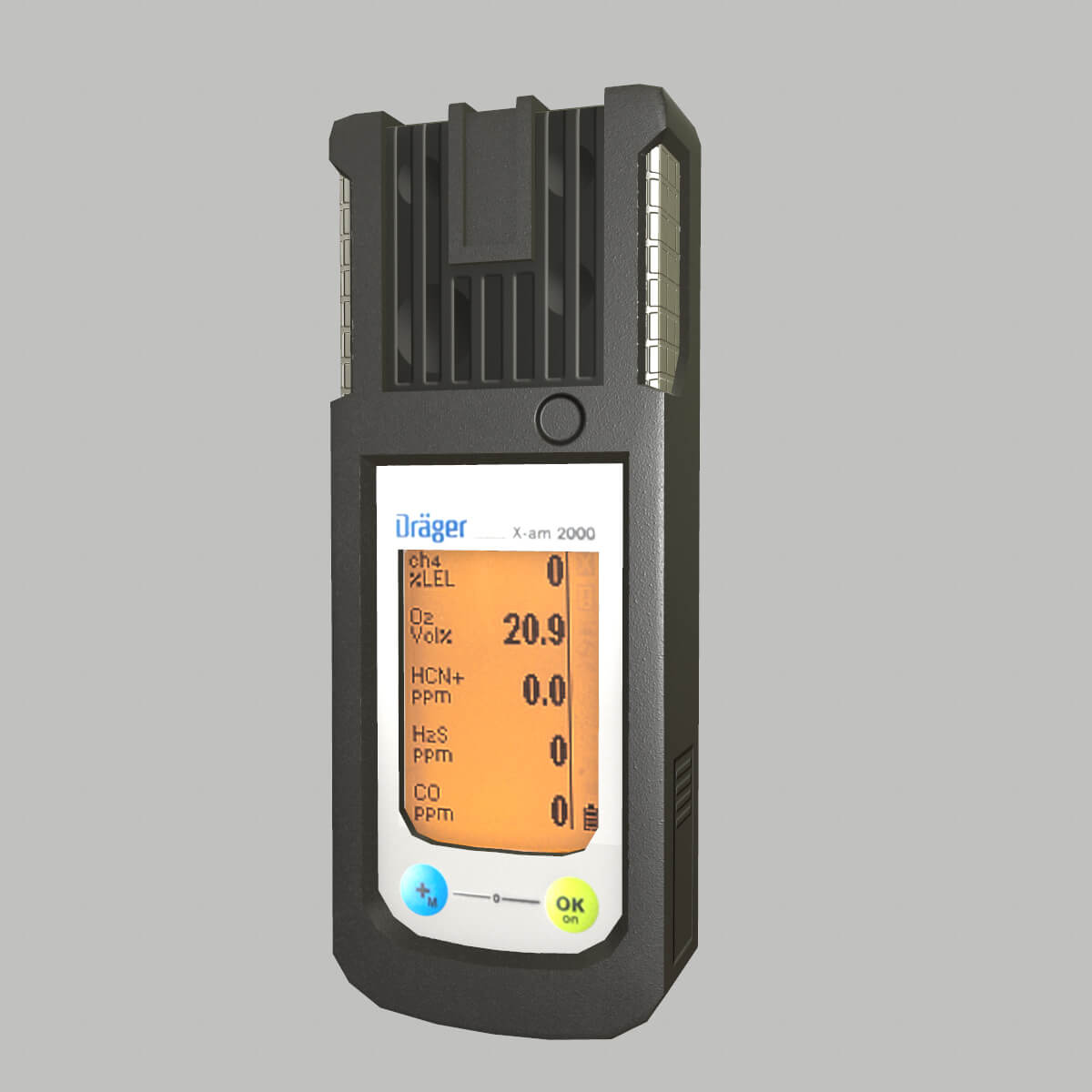 Multi Gas Detector Low Poly - 3D Model by Alpino