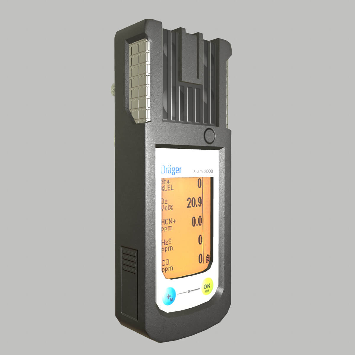 Multi Gas Detector Low Poly - 3D Model by Alpino
