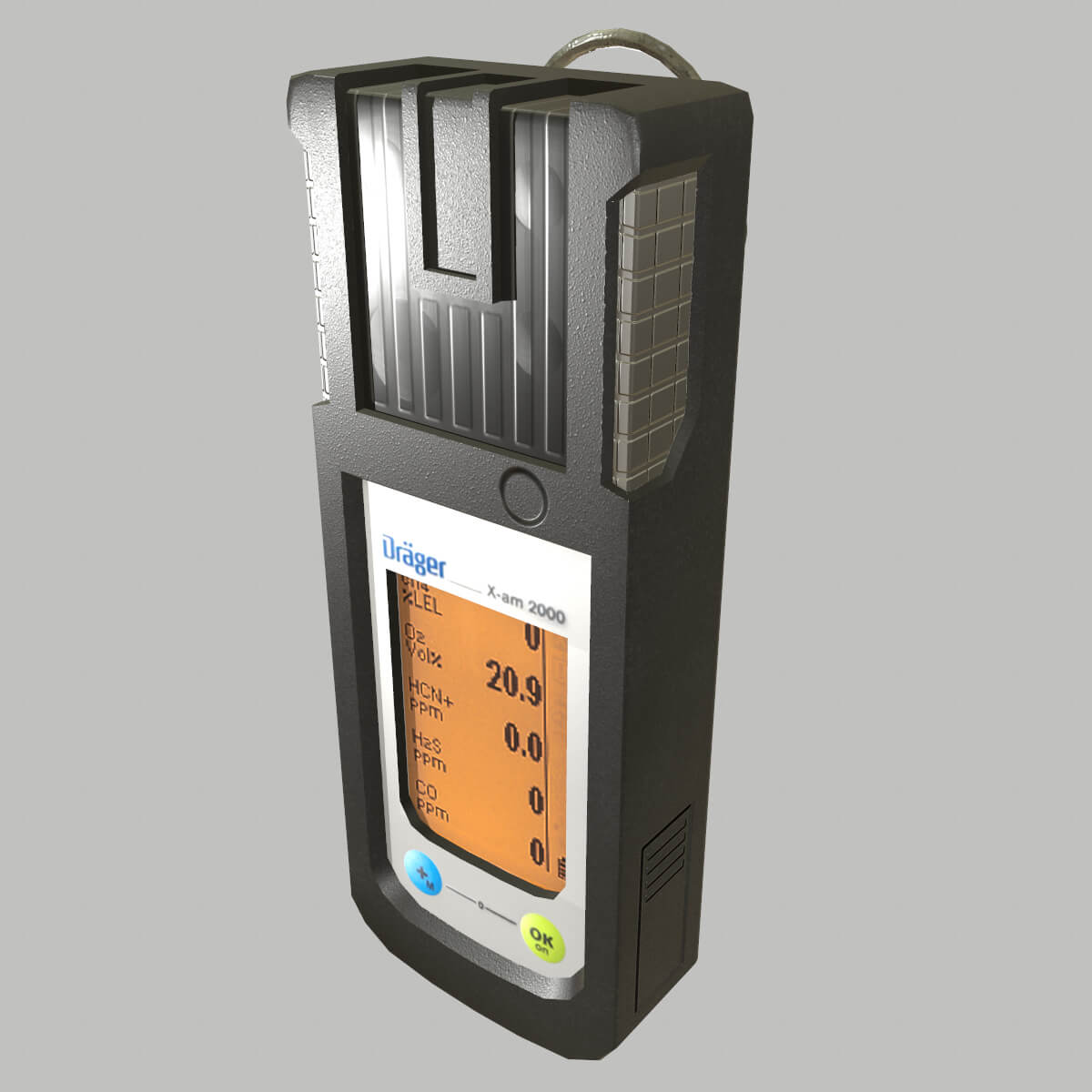 Multi Gas Detector Low Poly - 3D Model by Alpino