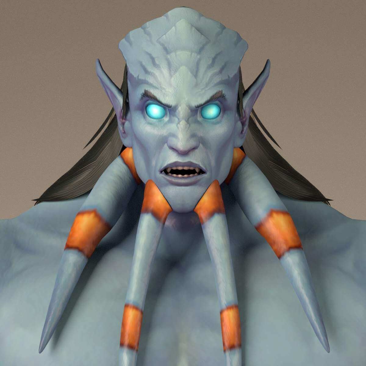 World of Warcraft Draenei Male - 3D Model by Alza3D