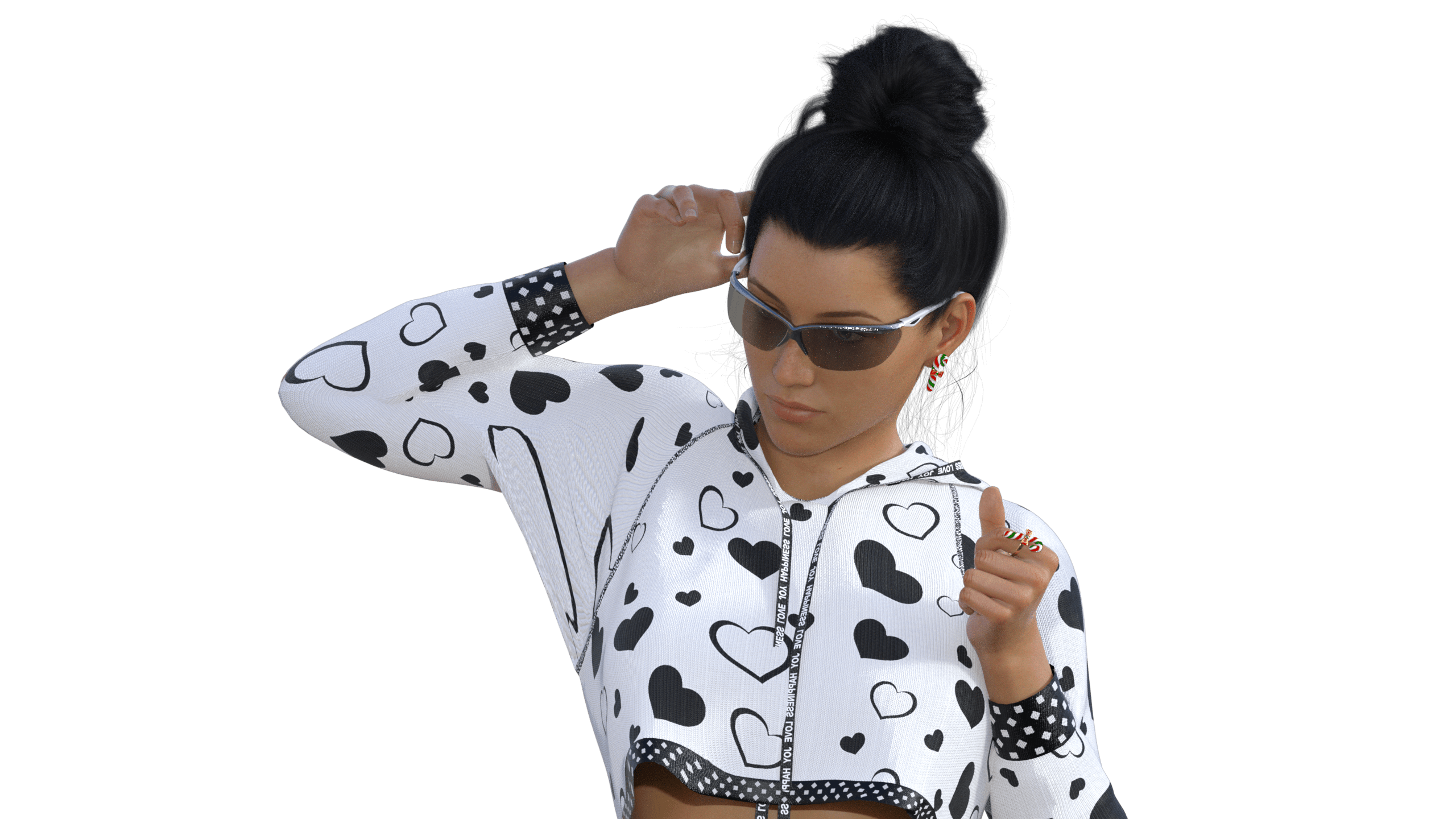 AVATARFashion001 - Ready-to-Use Avatar for Clo3D & Marvelo